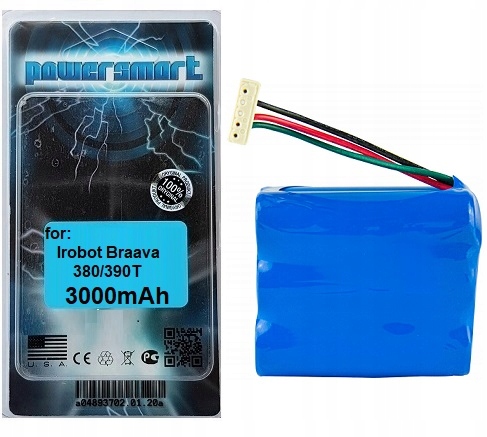 Bateria Akumulator do Irobot Braava 390T Braava 380 Braava 380T 7,2V 3Ah - Sklep, Opinie, Cena w ...