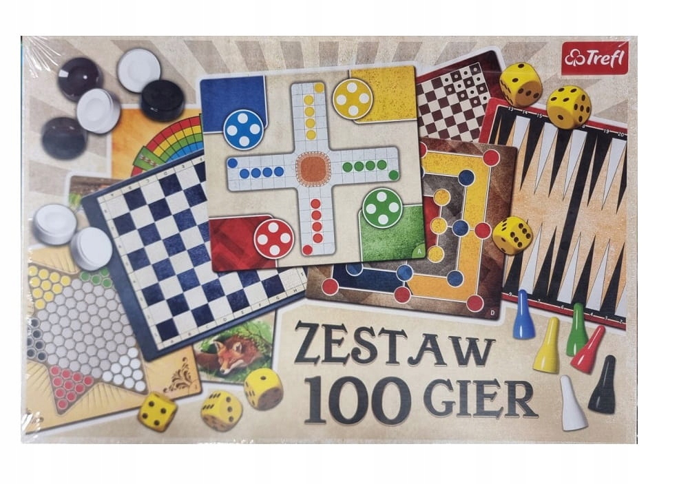 Gra planszowa Trefl Zestaw 100 gier - Stan: nowy 52,59 zł - Sklepy ... Gra planszowa Trefl Zestaw 100 gier - Stan: nowy 52,59 zł - Sklepy ...