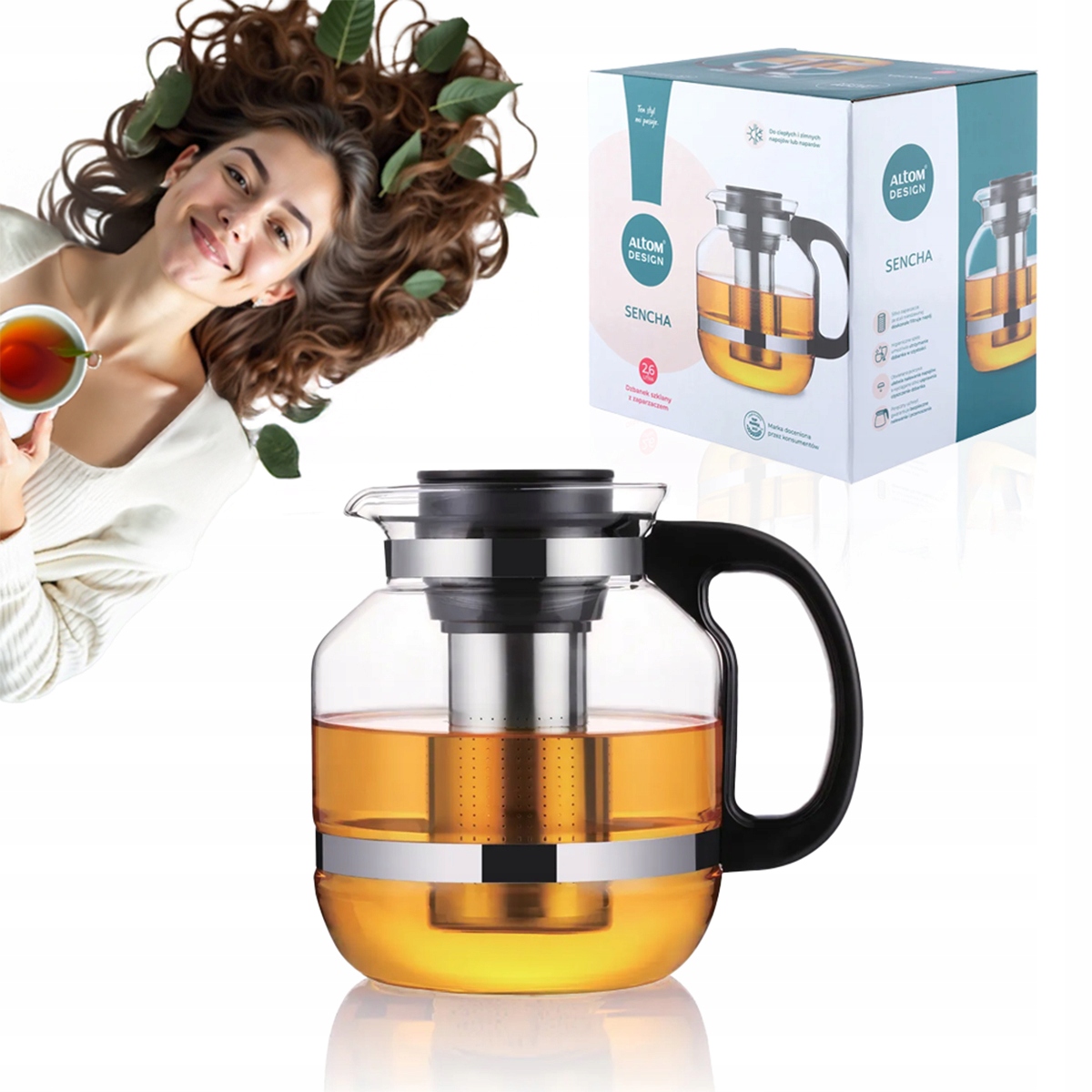 Zaparzacz dzbanek Altom Design 2600 ml 12 filiżanek (5907508146986 ... Zaparzacz dzbanek Altom Design 2600 ml 12 filiżanek (5907508146986 ...