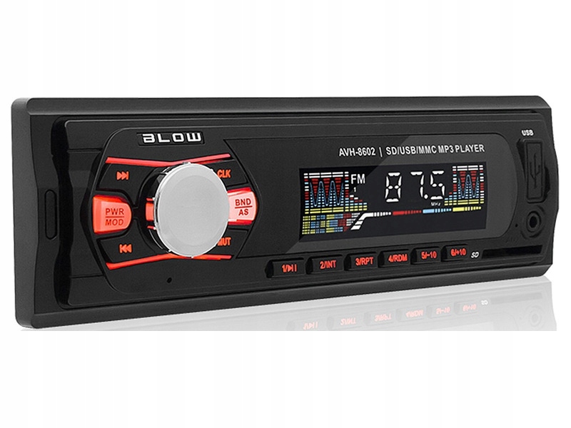 Radio samochodowe BLOW AVH-8602 SD AUX USB - Sklep, Opinie, Cena w Allegro