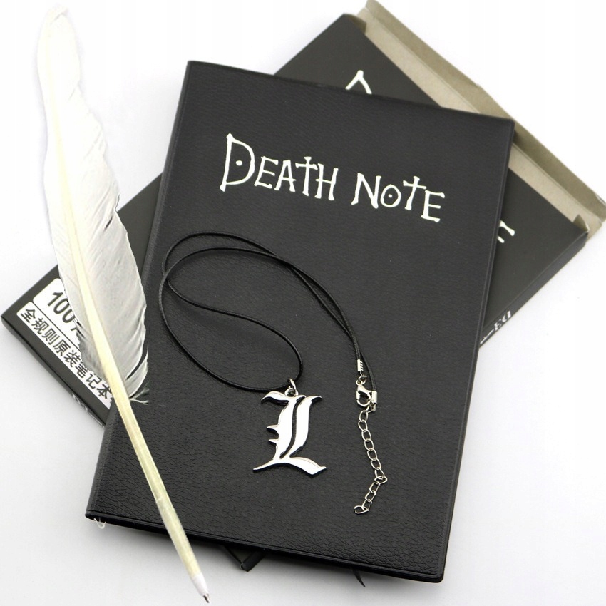 DEATH NOTE NOTATNIK ŚMIERCI ANIME NASIOR+PIÓRO - 73,99 zł - Allegro.pl ...