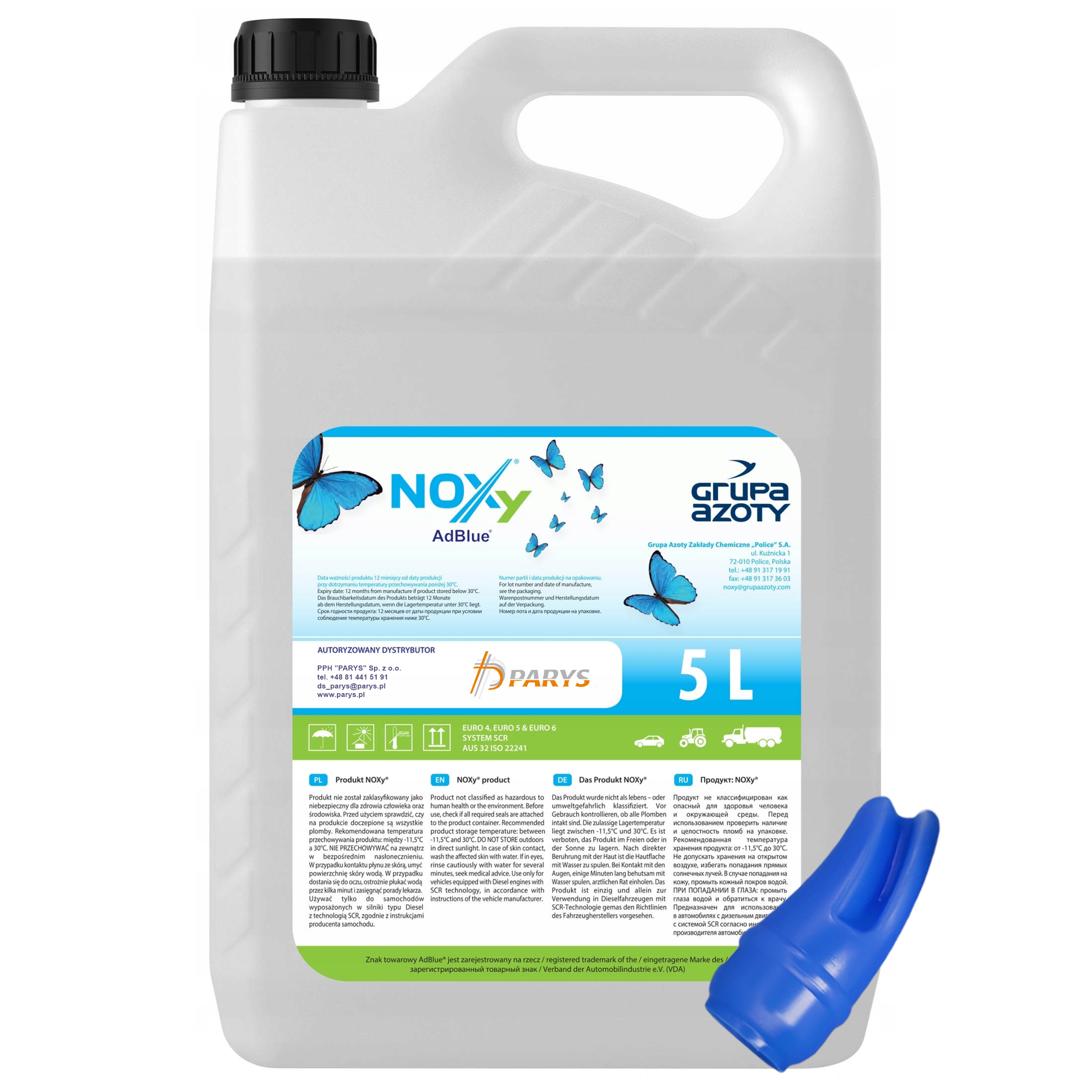 Płyn AdBlue NOXy 5 l 3322832981812 za 16.88PLN z Wieliczka - Allegro ...
