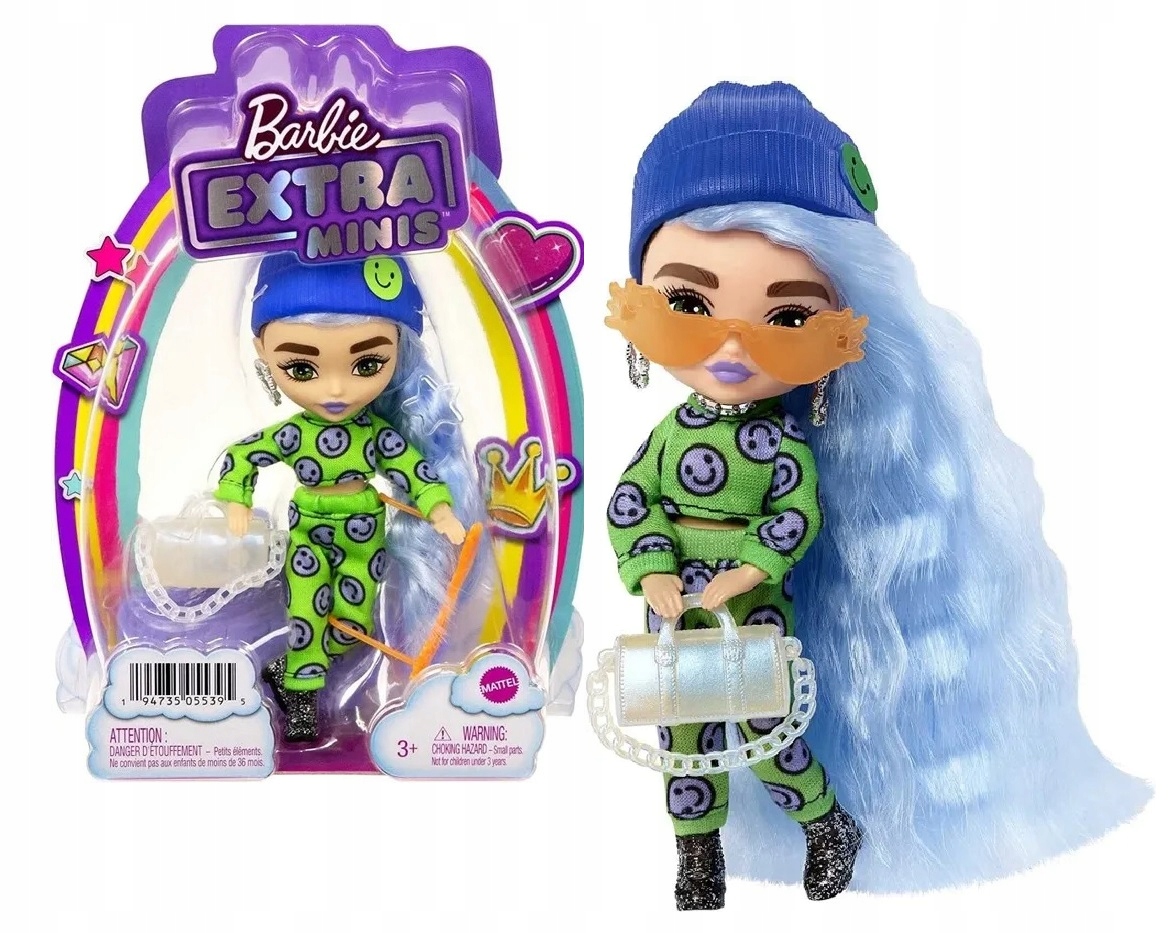 LALKA Barbie Extra Minis Mała modna HGP65 (194735055395) • Cena, Opinie ...