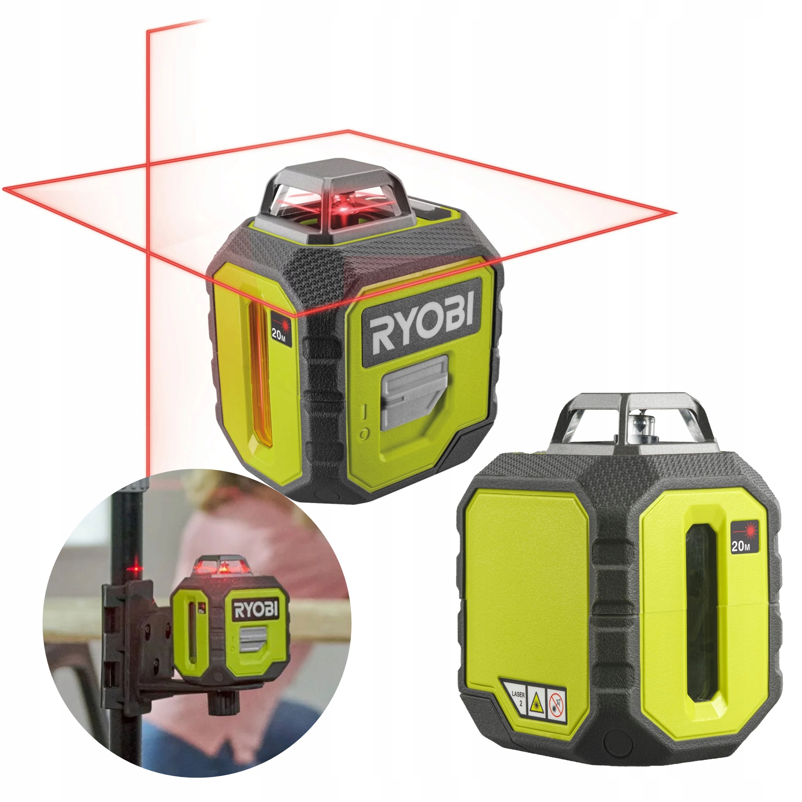 Laser krzyżowy Ryobi RB360RLL 20 m (4892210201867) • Cena, Opinie ...