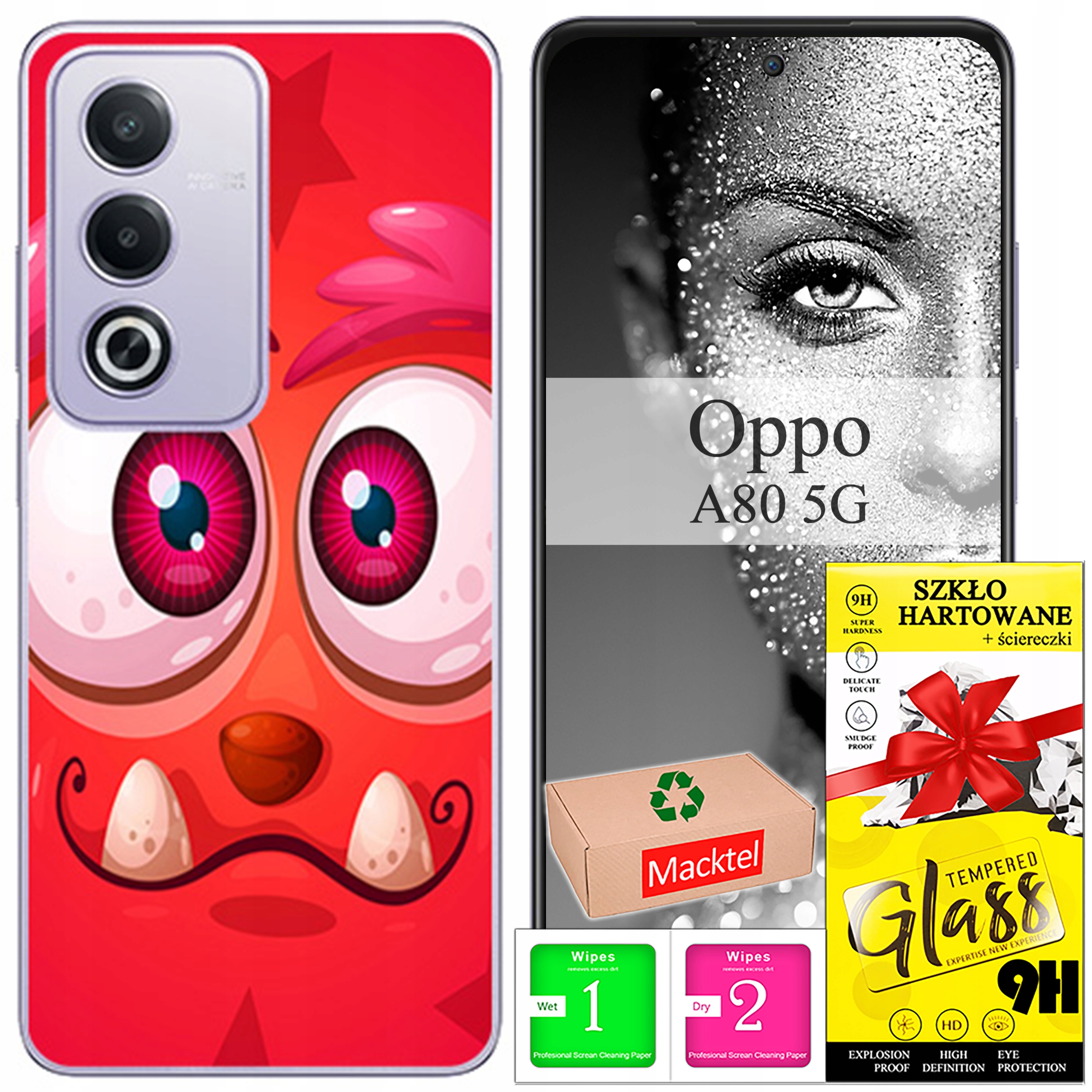 Plecki GUTCASE do Oppo A80 5G wielokolorowy - Sklep, Opinie, Cena w Allegro