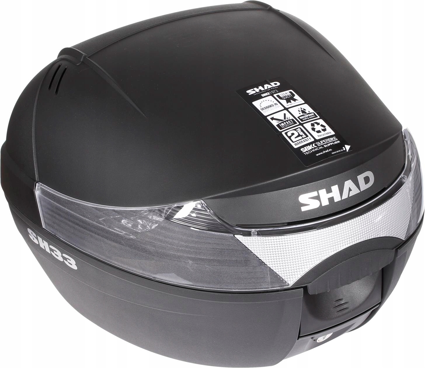 KUFER Motocyklowy SHAD SH33 Opcja OPARCIE, STOP 8430358612105 za 339 ...