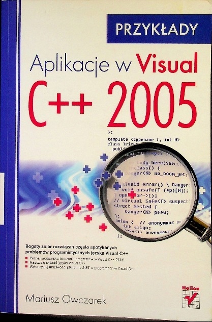 APLIKACJE W VISUAL C++ 2005 | PRZYKŁADY| OWCZAREK MARIUSZ OWCZAREK - porównaj ceny - Allegro.pl