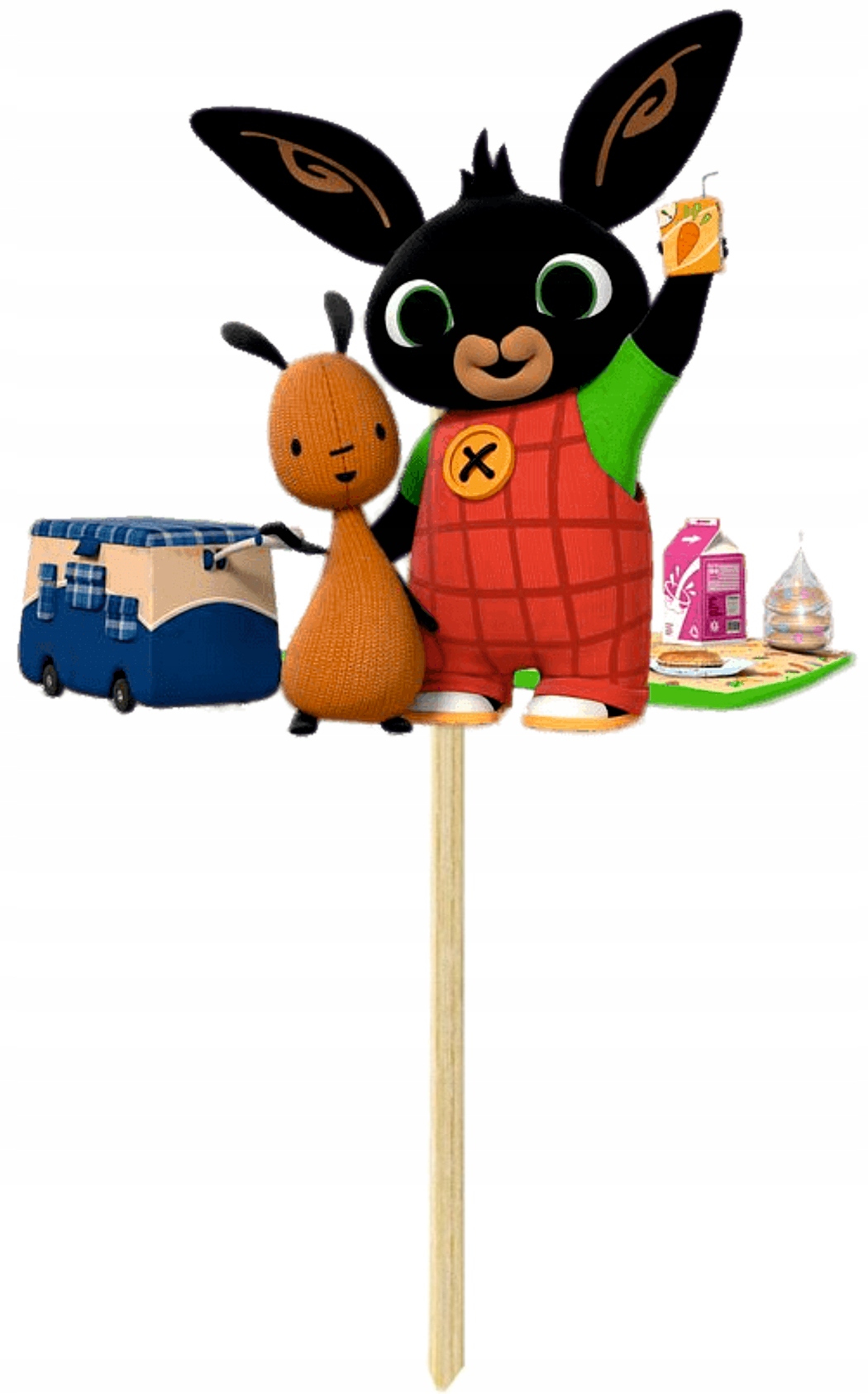 TOPPER NA TORT NA URODZINY BAJKA BING BING I FLOP • Cena, Opinie - Allegro