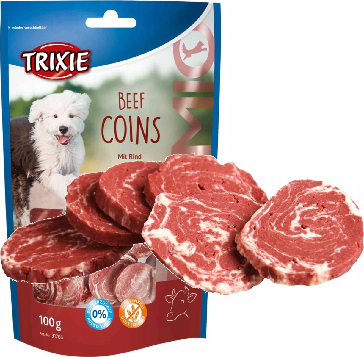 Przysmak Trixie Premio Beef Coins 100g - porównaj ceny - Allegro.pl