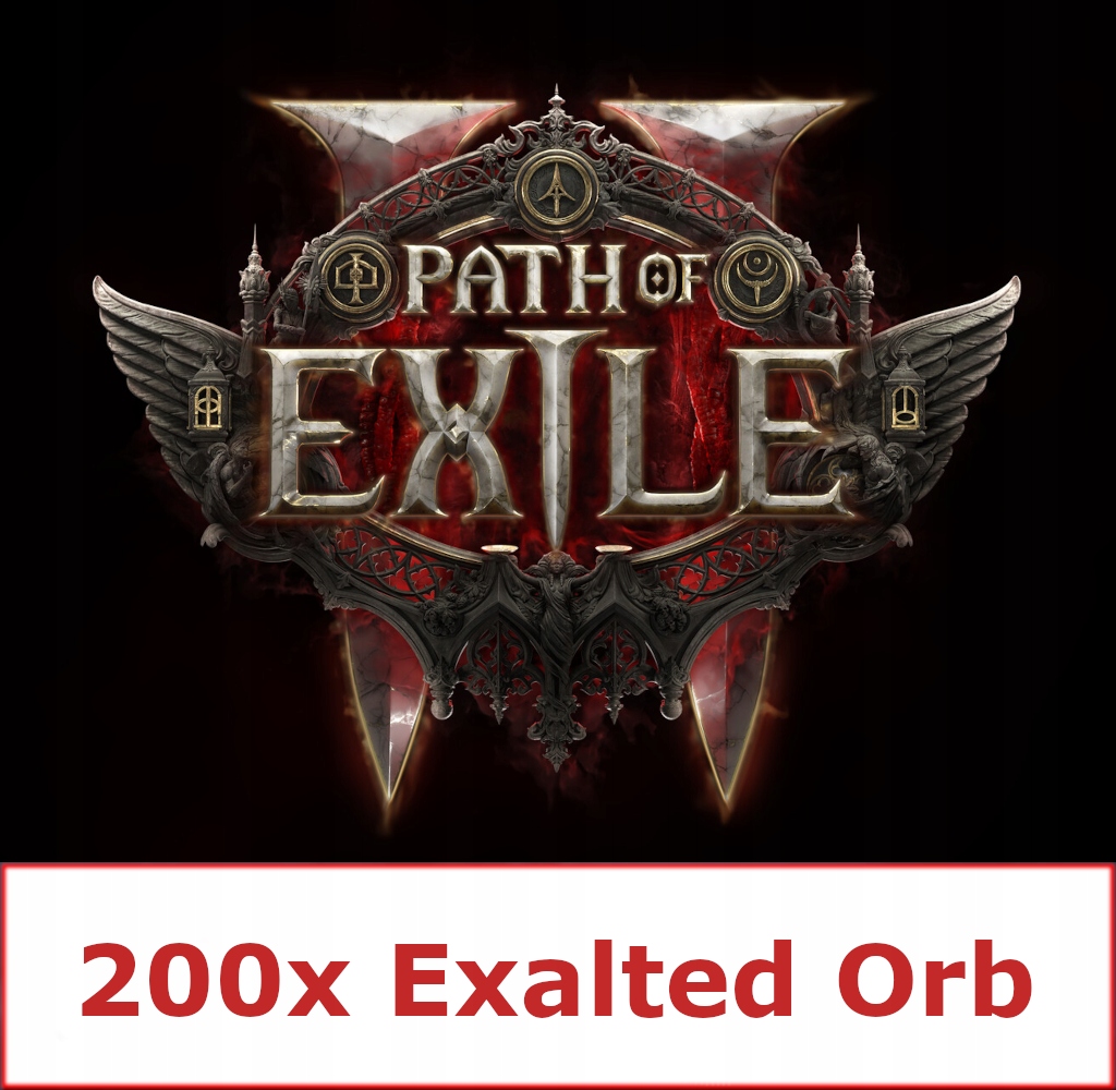 200x Exalted Orb Path of Exile 2 PoE2 Early Access Standard PC XBOX PS5 ...