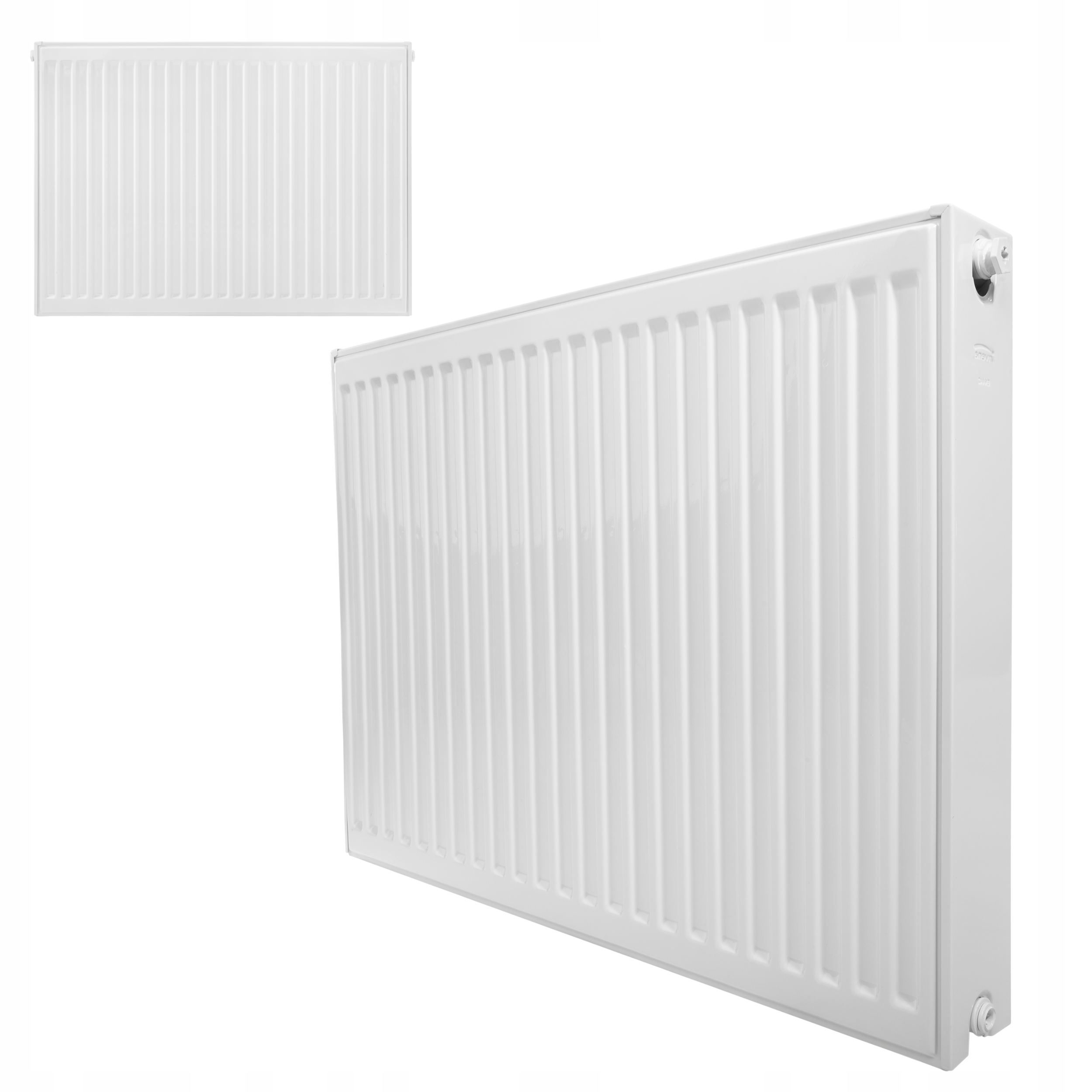 Grzejnik stalowo-panelowy Invena 1161 W biały 700 x 600 x 104 mm ...