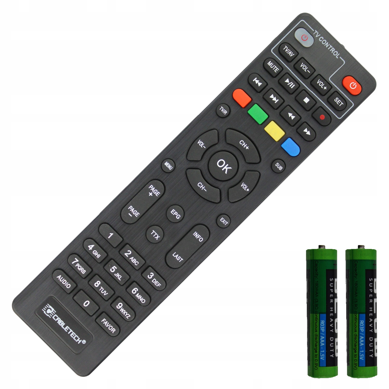 Pilot do dekodera DVB-T2 Cabletech URZ0336B - Sklep, Opinie, Cena w Allegro