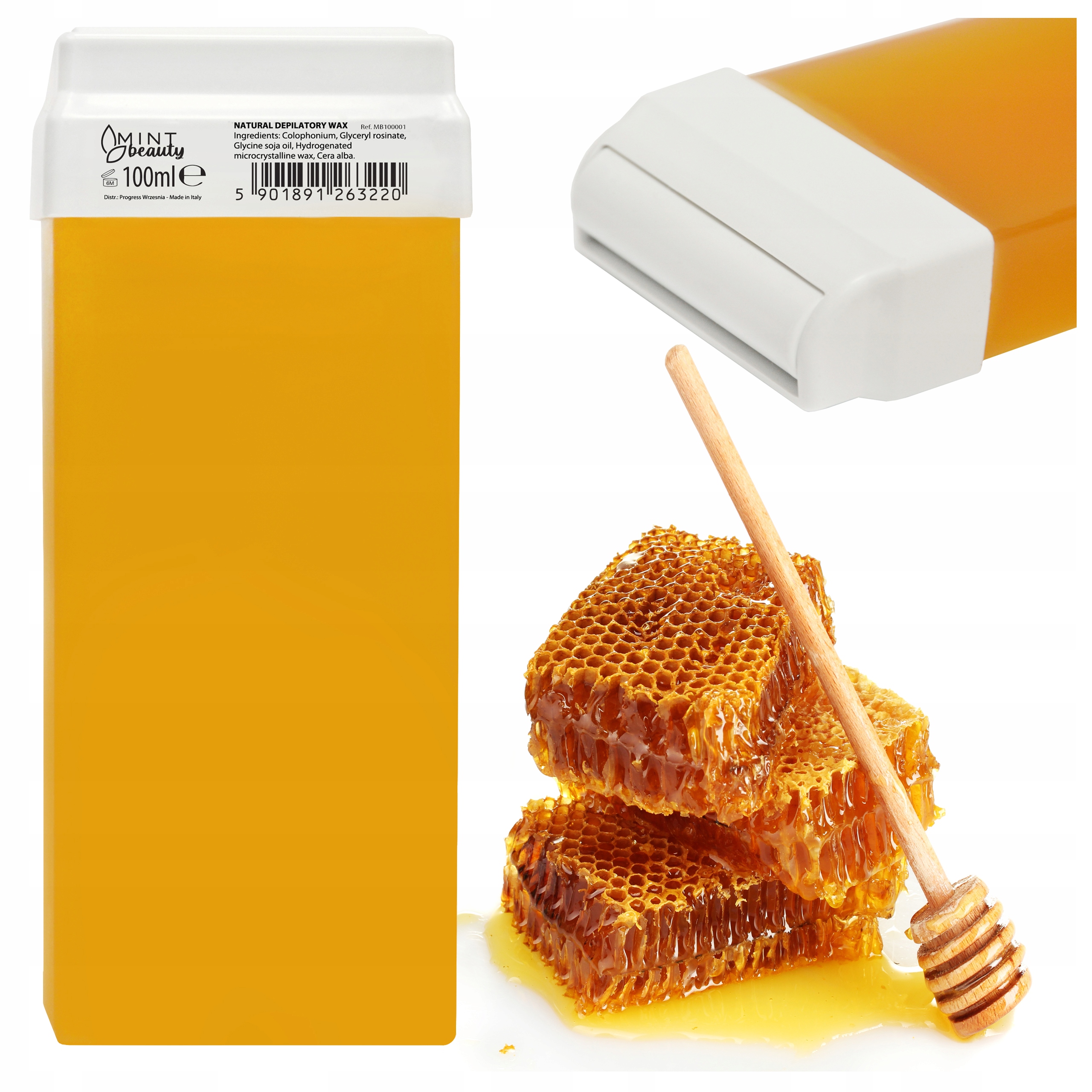 Depilačný vosk v rolke prírodný medový 100ml - Allegro