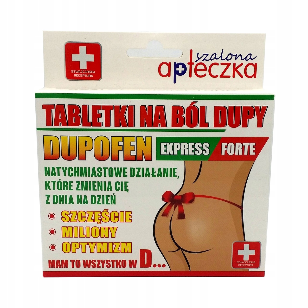 Dupofen Forte - tabletki na ból dupy • Cena, Opinie - Allegro