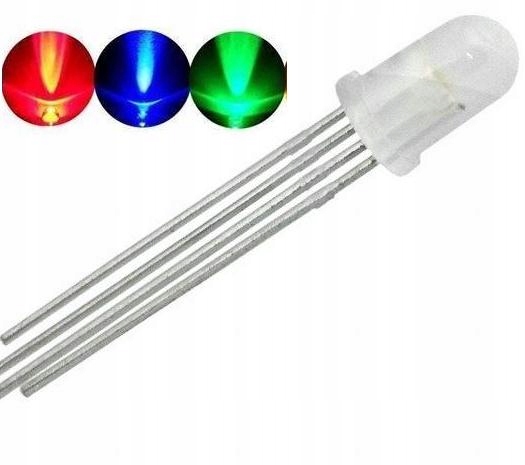 Dioda LED RGB 5mm - wspólna Katoda ARDUINO - 5 szt - Sklep, Opinie ...