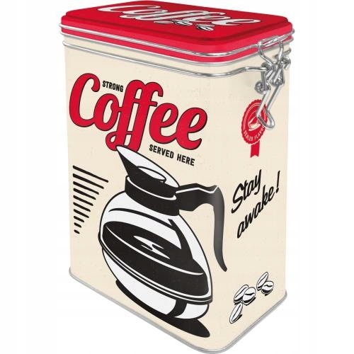PUDEŁKO METALOWA PUSZKA Z KLIPSEM COFFE KAWA RETRO • Cena, Opinie ... PUDEŁKO METALOWA PUSZKA Z KLIPSEM COFFE KAWA RETRO • Cena, Opinie ...