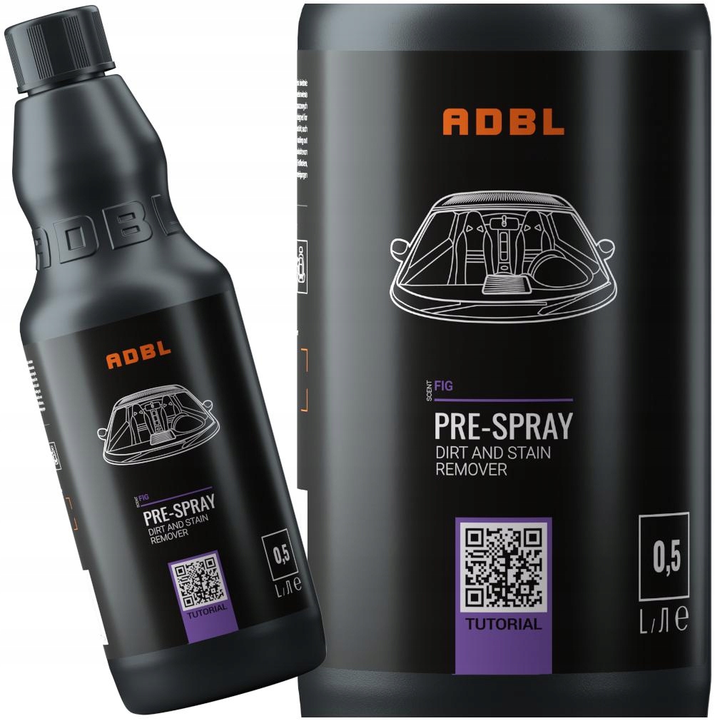 ADBL PRE SPRAY 500ml PŁYN DO PŁUKANIA PRANIA FOTELII TAPICERKI MATERIAŁOWEJ 5902729007597 za 21 ...