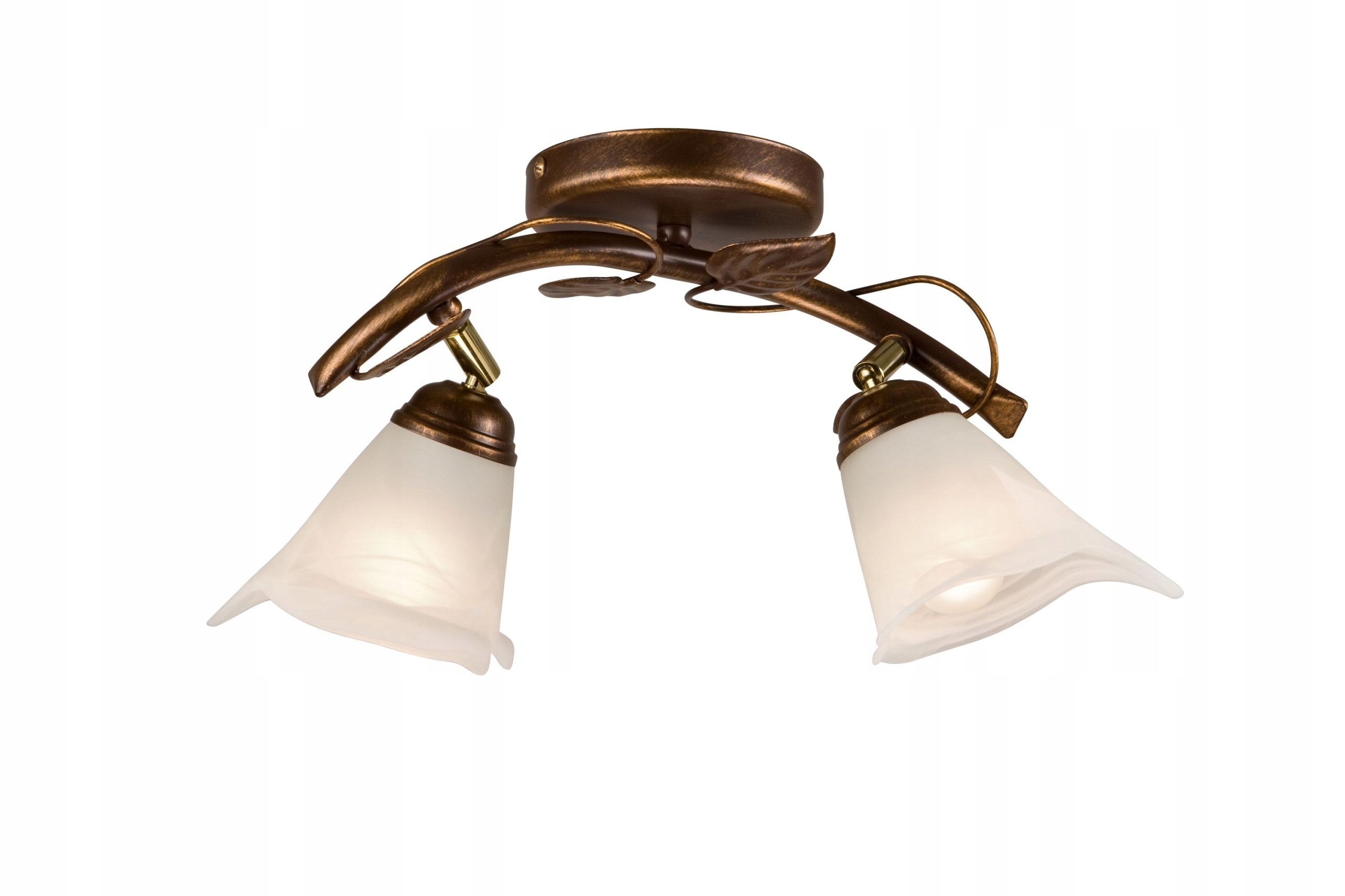 PLAFON LAMPA SUFITOWA LAMKUR BLUSZCZ 01784 BRĄZOWY / BIAŁY (01784 ...