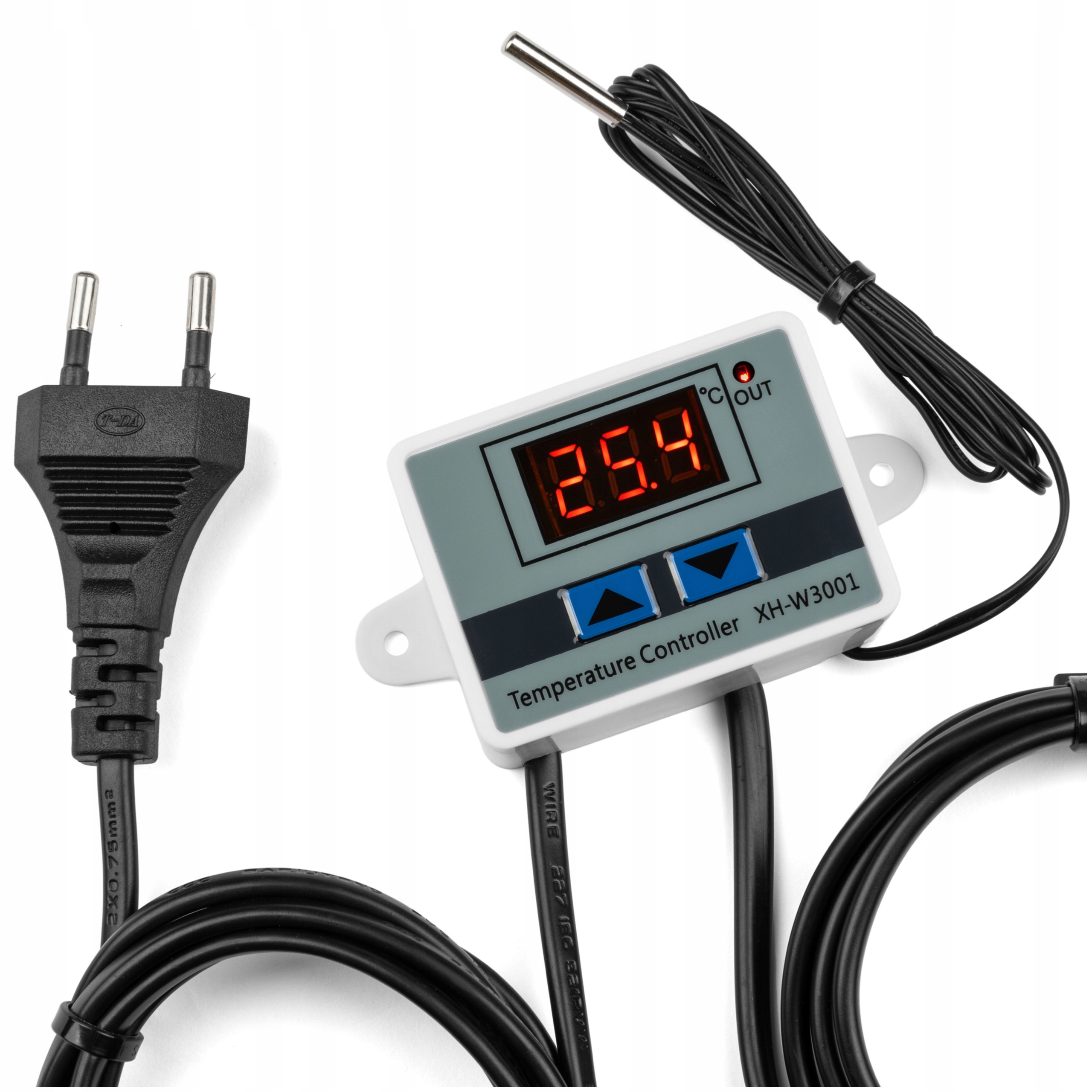 REGULATOR TEMPERATURY TERMOSTAT ELEKTRONICZNY 230V (XH-W3001 TERMOSTAT ...