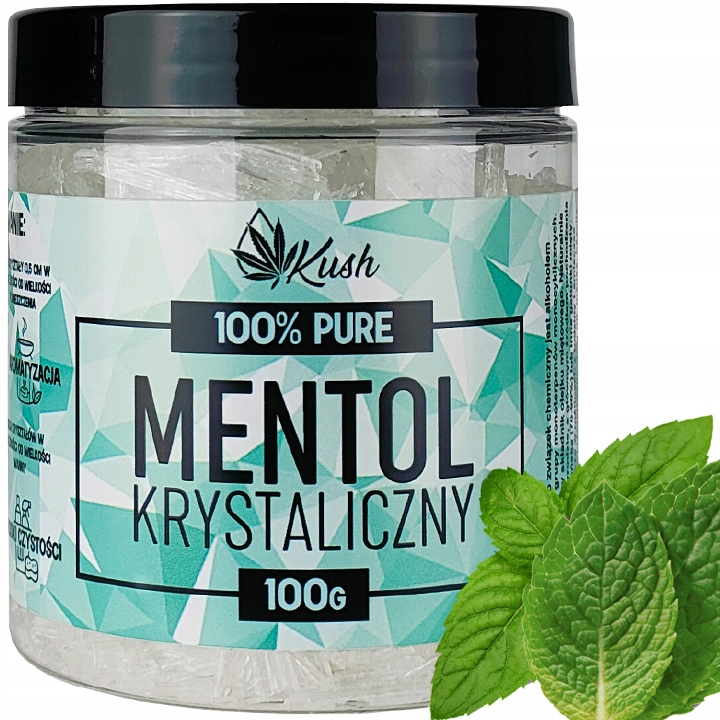 100% Naturalny Mentol Krystaliczny | AROMATERAPIA | SAUNA | 100g ...