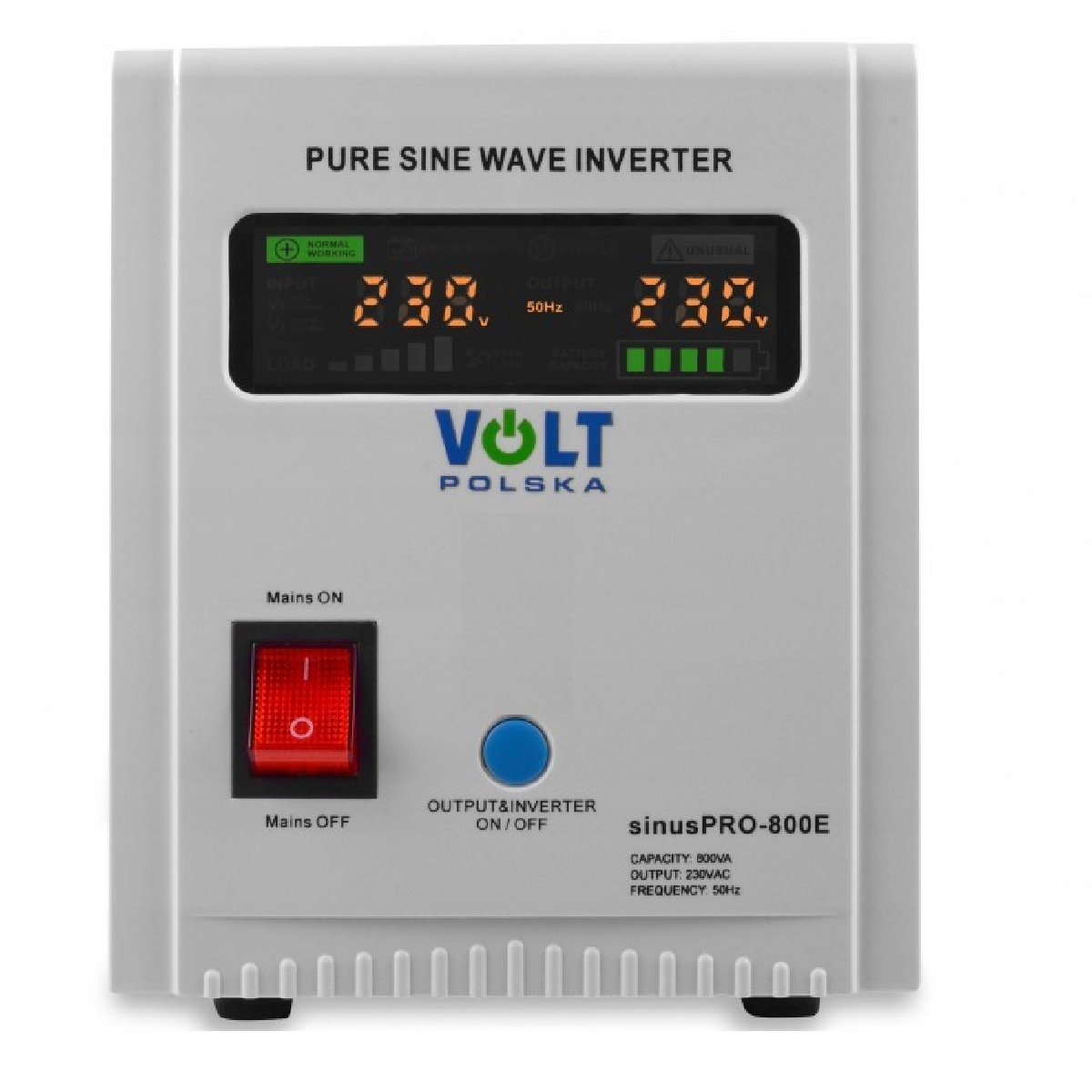 VOLT Polska UPS 800VA 500W Tower AVR SinusPRO 800E - Sklep, Opinie ...