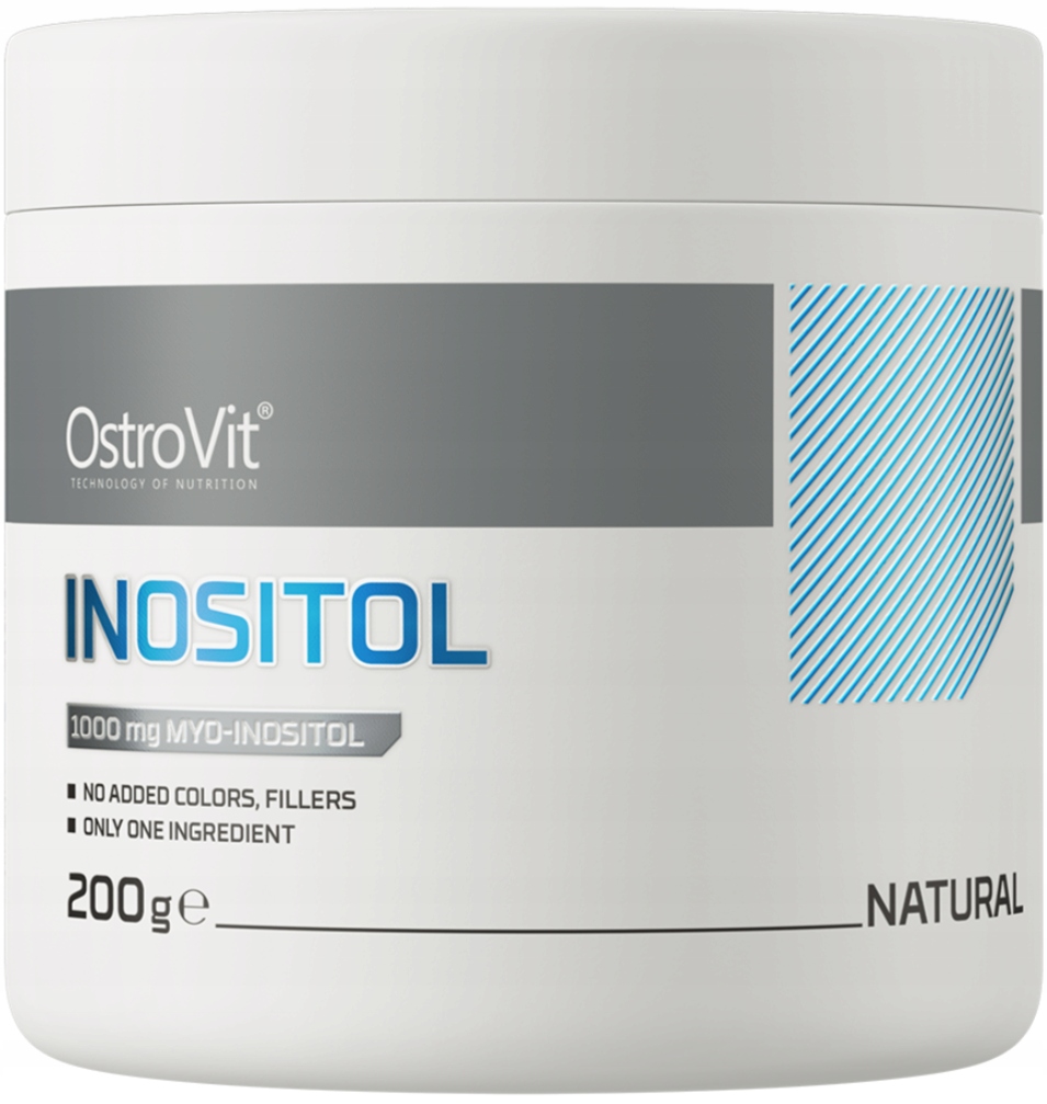 OstroVit Inositol Pure MIO-INOZYTOL WITAMINA B8 bez dodatków 200 g ...