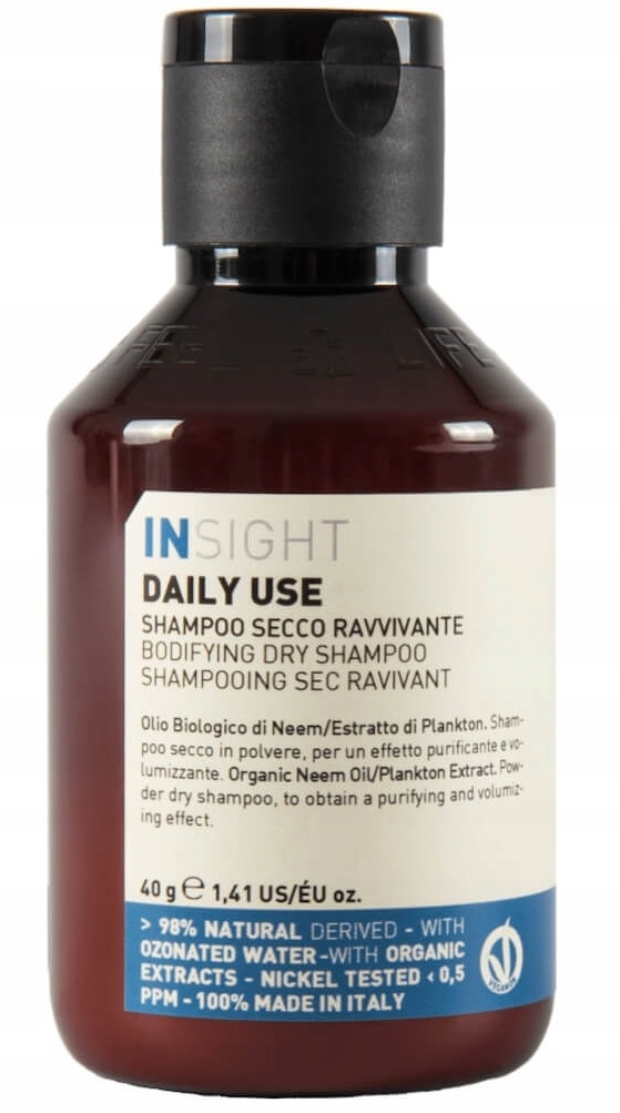 INSIGHT DAILY USE SZAMPON SUCHY na objętość 40g (8029352356278) • Cena ...