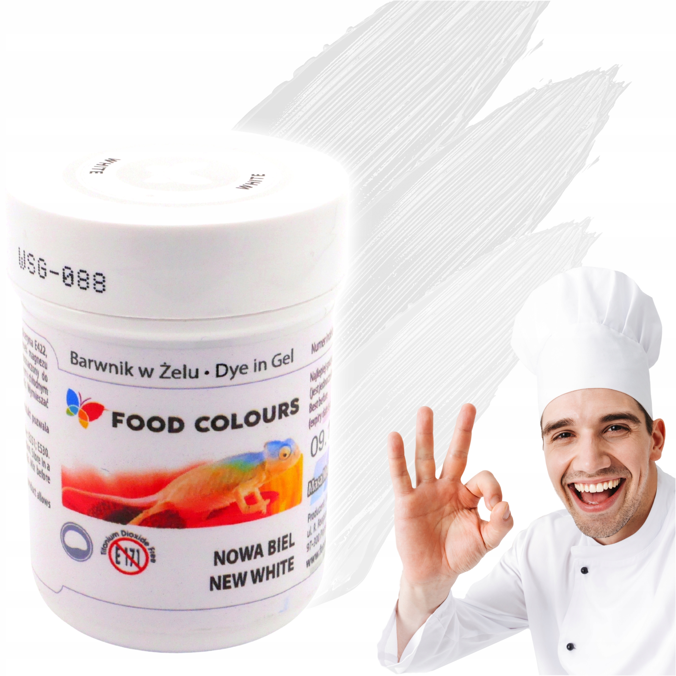 Barwnik spożywczy w żelu BIAŁY 35ml FOOD COLOURS 13417586984 - Allegro.pl Barwnik spożywczy w żelu BIAŁY 35ml FOOD COLOURS 13417586984 - Allegro.pl