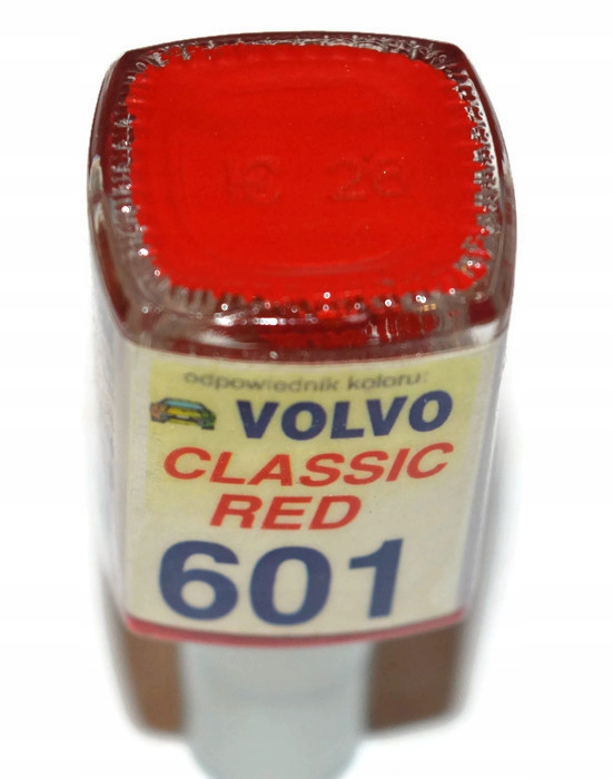 VOLVO 601 CLASSIC RED LAKIER SAMOCHODOWY ZAPRAWKA DO RYS 10 ML ARASYSTEM 5906379515310 za 17 ...
