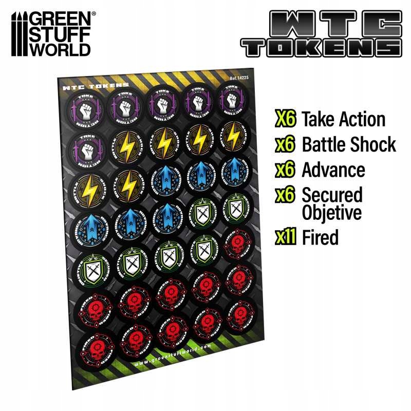 GREEN STUFF WORLD WTC Token Set Wh40k compatible 10th Edition - Stan ...