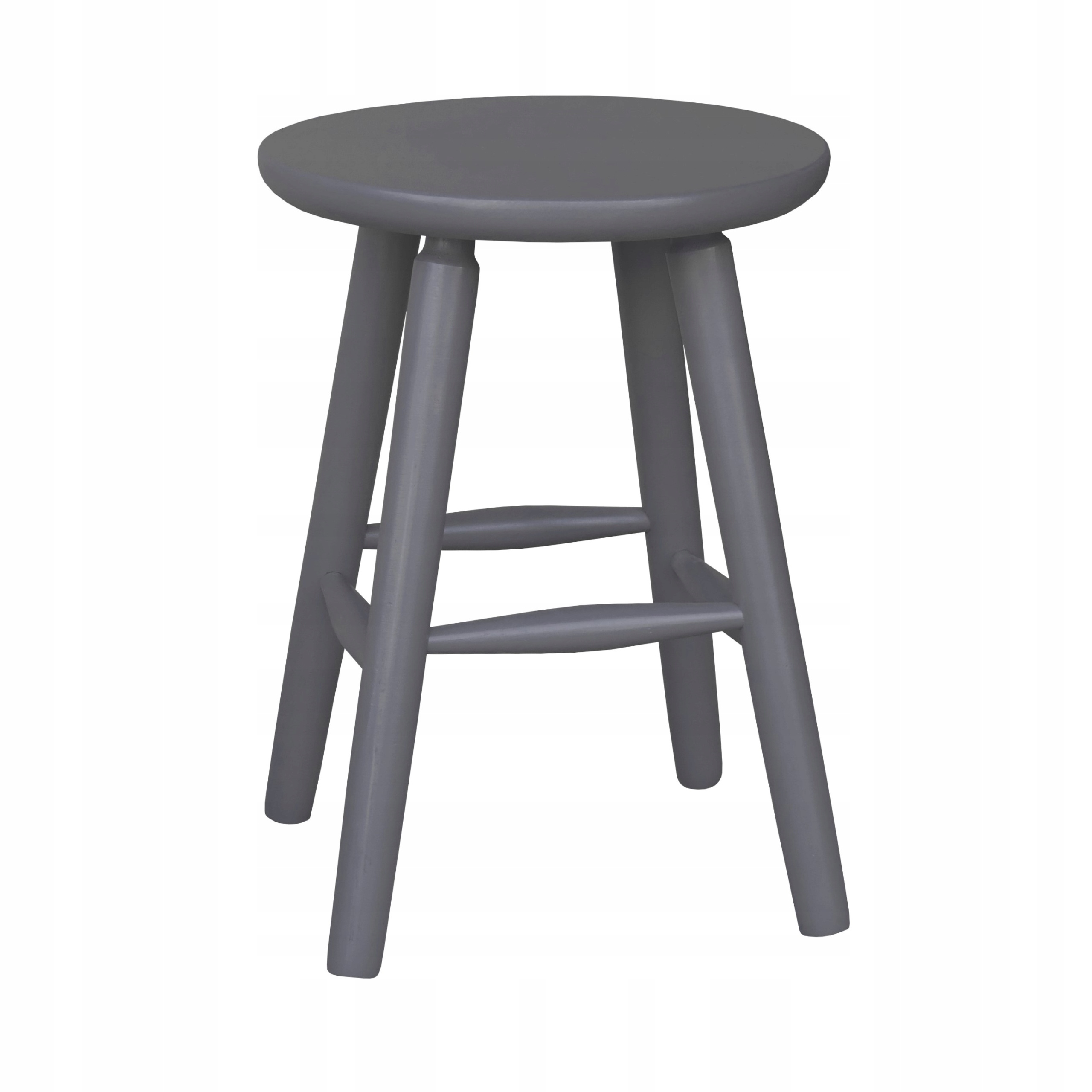 TABORET SOSNOWY OKRĄGŁY SIEDZISKO 33 cm ANTRACYT (5904094881635) • Cena ...