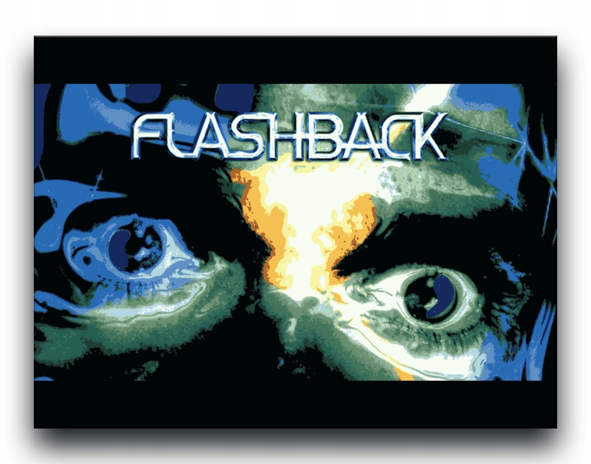 Flashback - OBRAZ 80x60 plakat gra amiga 12595636489 - Sklepy, Opinie ...
