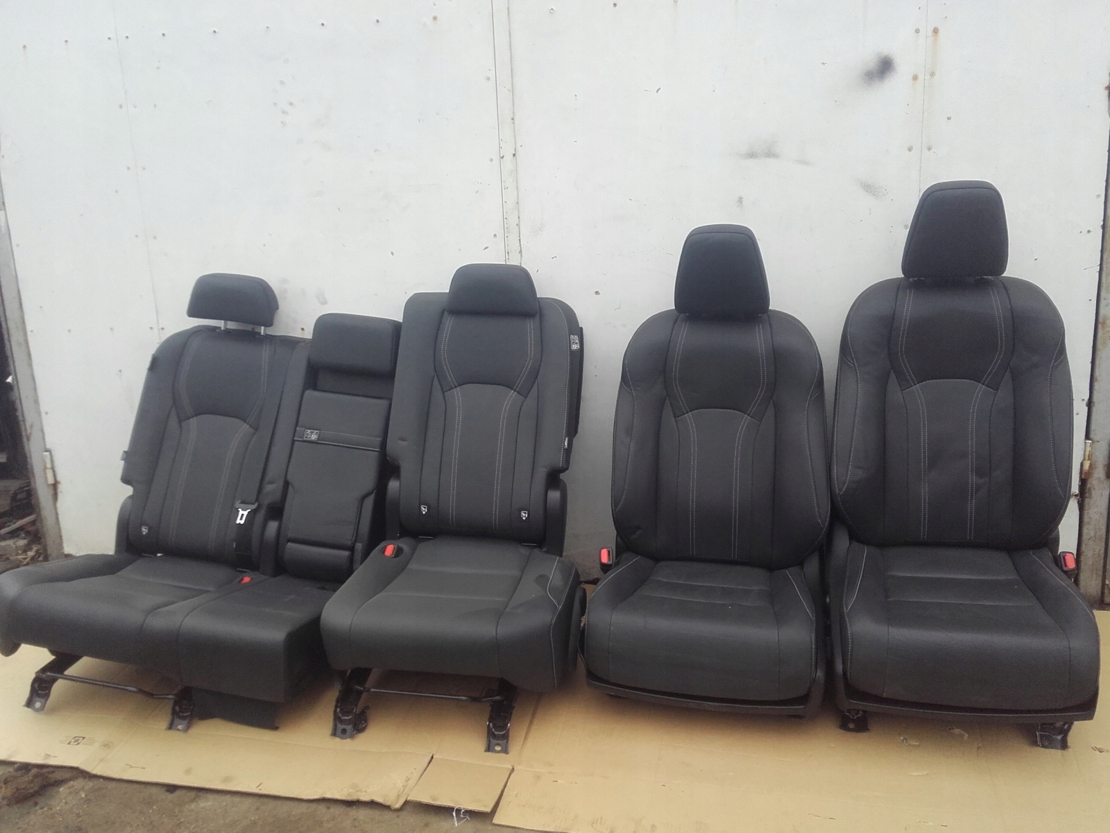 LEXUS RX 450 RX450H IV 4 21r FOTELE KANAPA CZARNE WENTYLOWANE KOMPLET ...