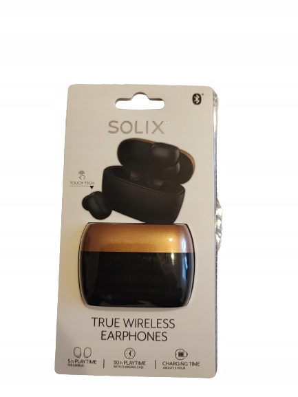 Słuchawki bezprzewodowe douszne SOLIX 3200332 - porównaj ceny - Allegro.pl