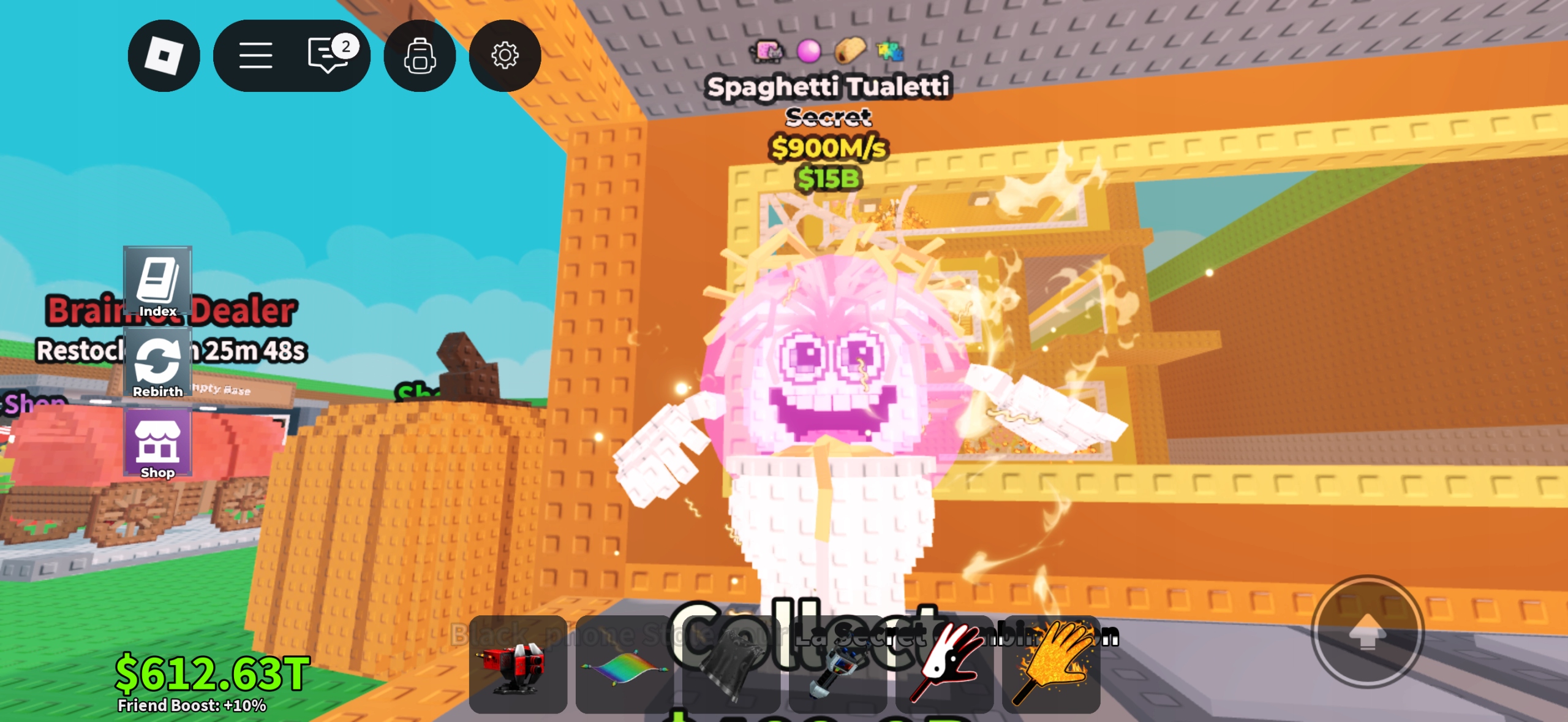 Spaghetti Tualetti | Steal a Brainrot | Roblox 900m/s - Stan: Produkt ...