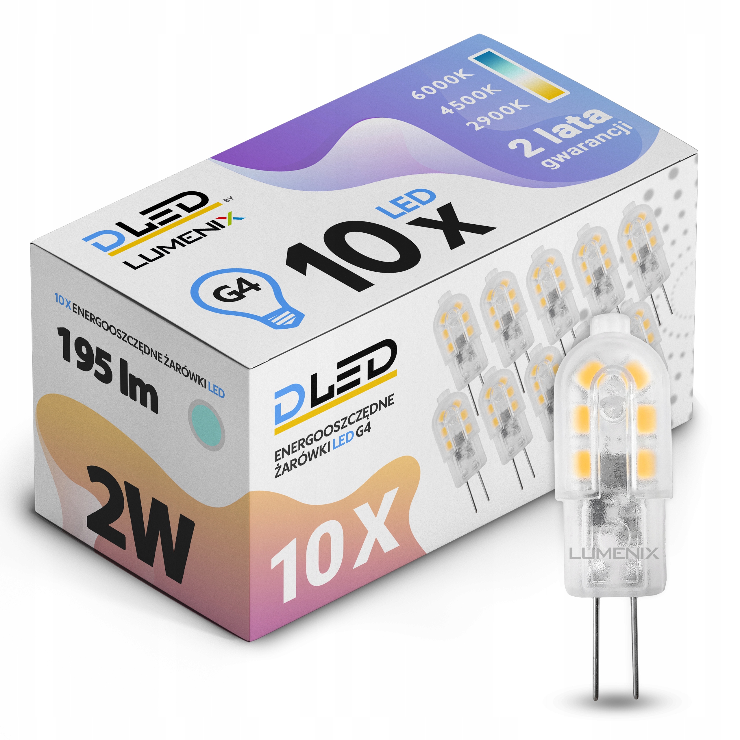10x Żarówka LED G4 2W SMD mini 12V AC/DC BIAŁA NEUTRALNA (5904708505537) • Cena, Opinie • Źródła ...