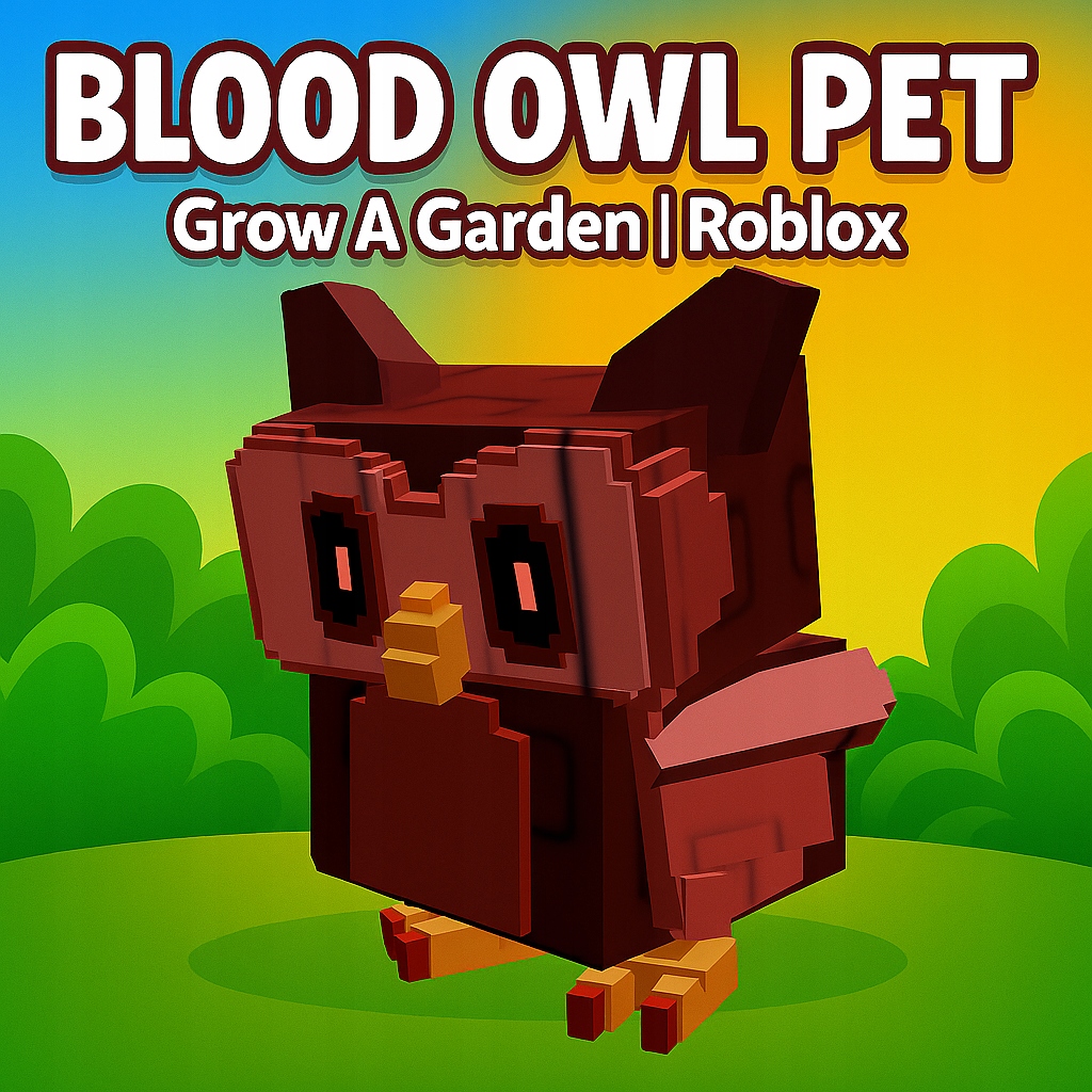 ROBLOX - BLOOD OWL - GROW A GARDEN - PET - MOŻLIWA MUTACJA! | KeyBoom ...