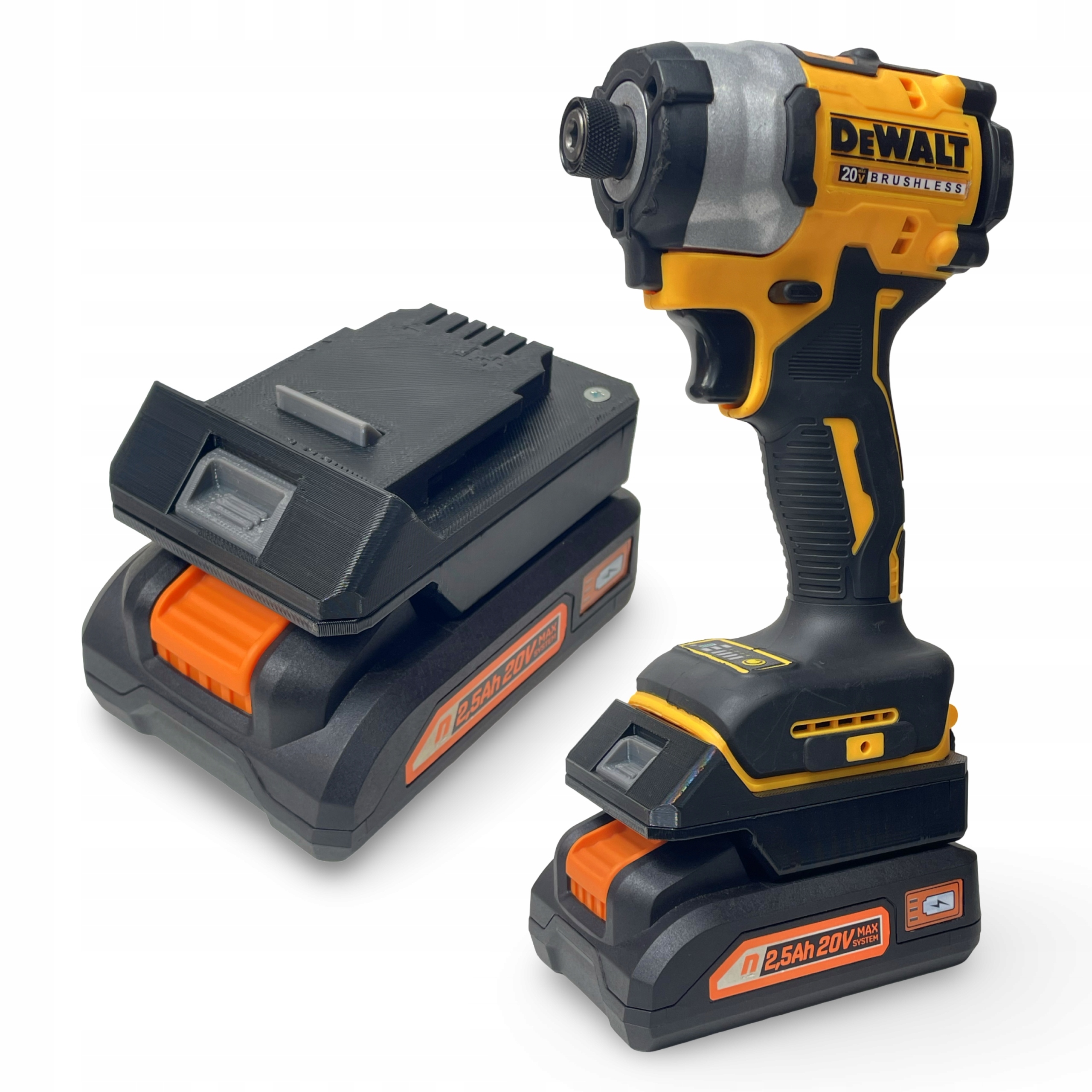Adapter do narzędzi DeWalt XR 18V do baterii Niteo 20V / My Project 20V ...