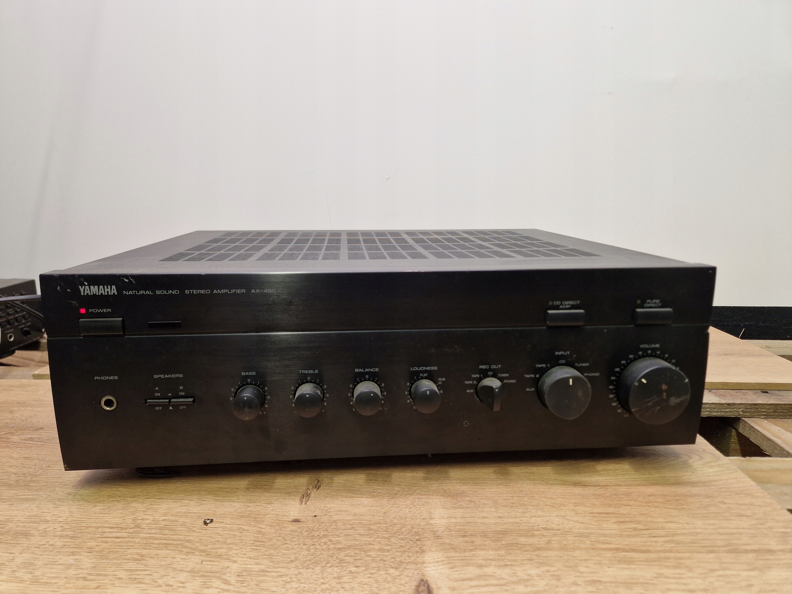 YAMAHA AX-490 SOLIDNY WZMACNIACZ STEREO ! - Sklep, Opinie, Cena w Allegro