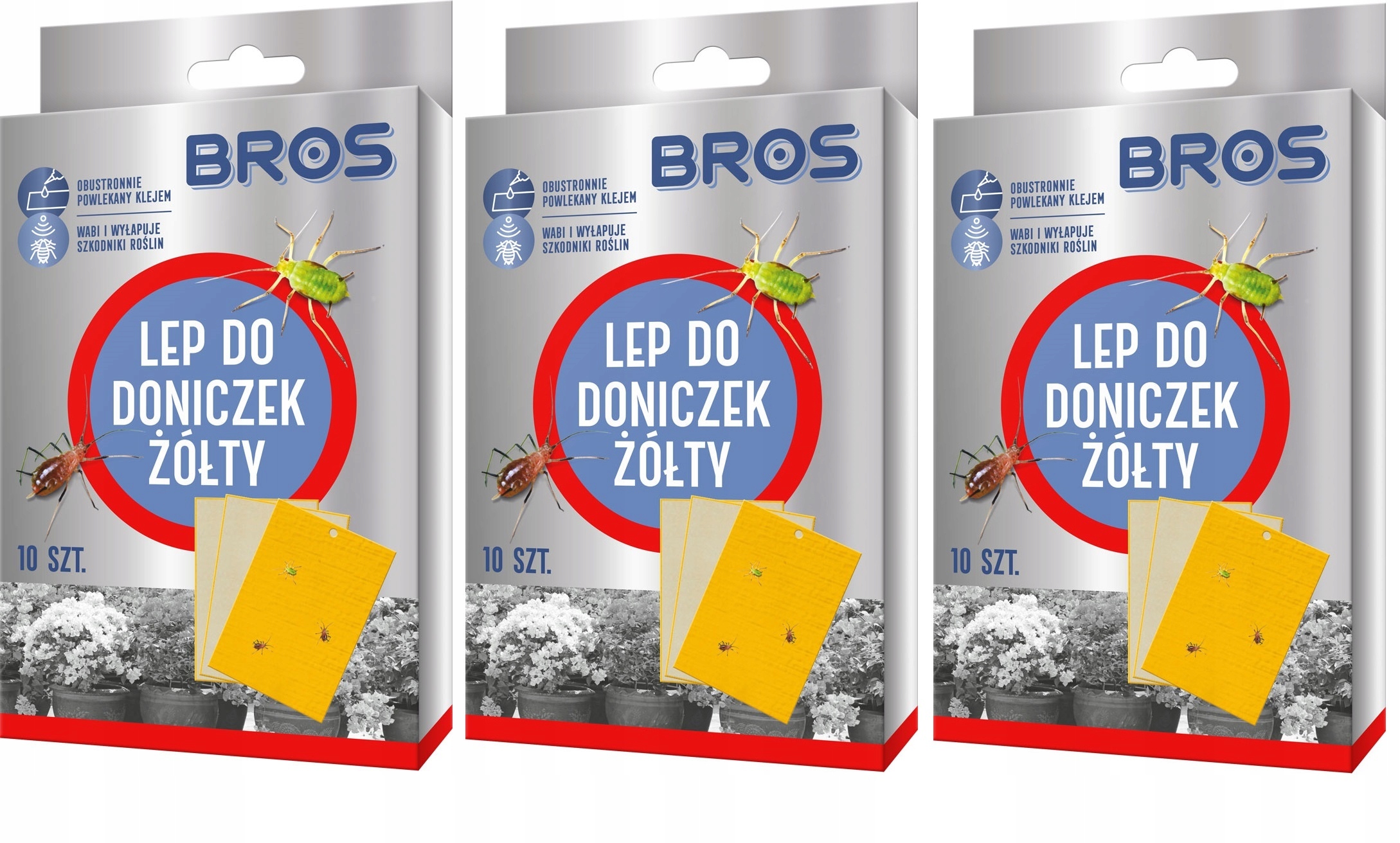 ŻÓŁTE LEPY DO DONICZEK ziemiórki 30 sztuk (5904517024823) • Cena, Opinie • Odstraszacze owadów ...