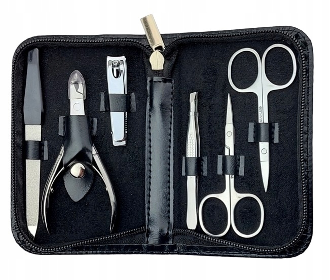 Zestaw do paznokci Cążki Nożyczki Przybornik do pielęgnacji Manicure ...