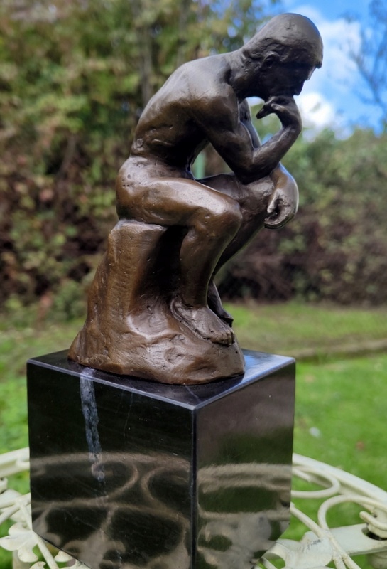 Myśliciel Rzeźba Auguste Rodin Figura Brąz KL 12658729257 - Allegro.pl