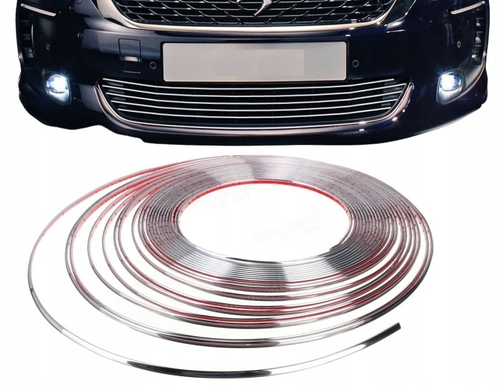 LISTWA CHROM CHROMOWANA NA GRILL CITROEN C4 C5 DS5 BERLINGO ...