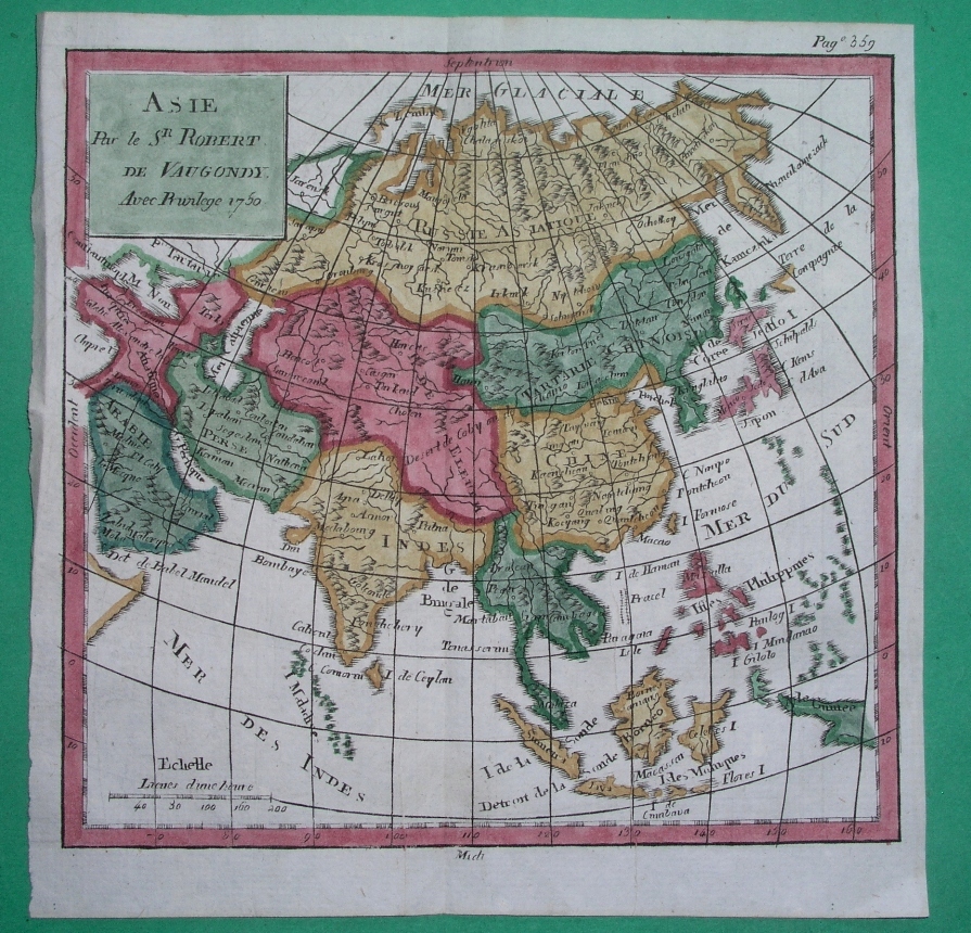 Mapa stara mapa miedzioryt 16,5 x 16,5 cm • Cena, Opinie - Allegro