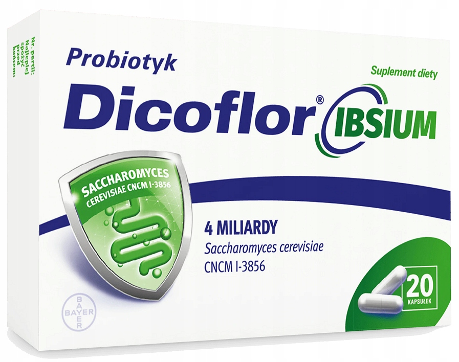 DICOFLOR IBSIUM 4mld probiotyk 20 kapsułek 13462436655 - Allegro.pl