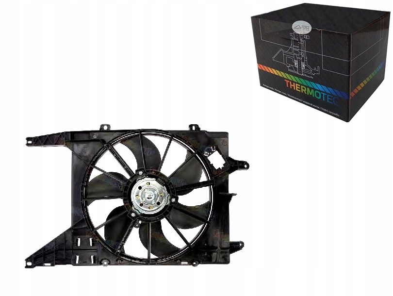 WENTYLATOR CHŁODNICY (Z OBUDOWĄ) DACIA LOGAN LOGAN za 385.71PLN z Raba ...