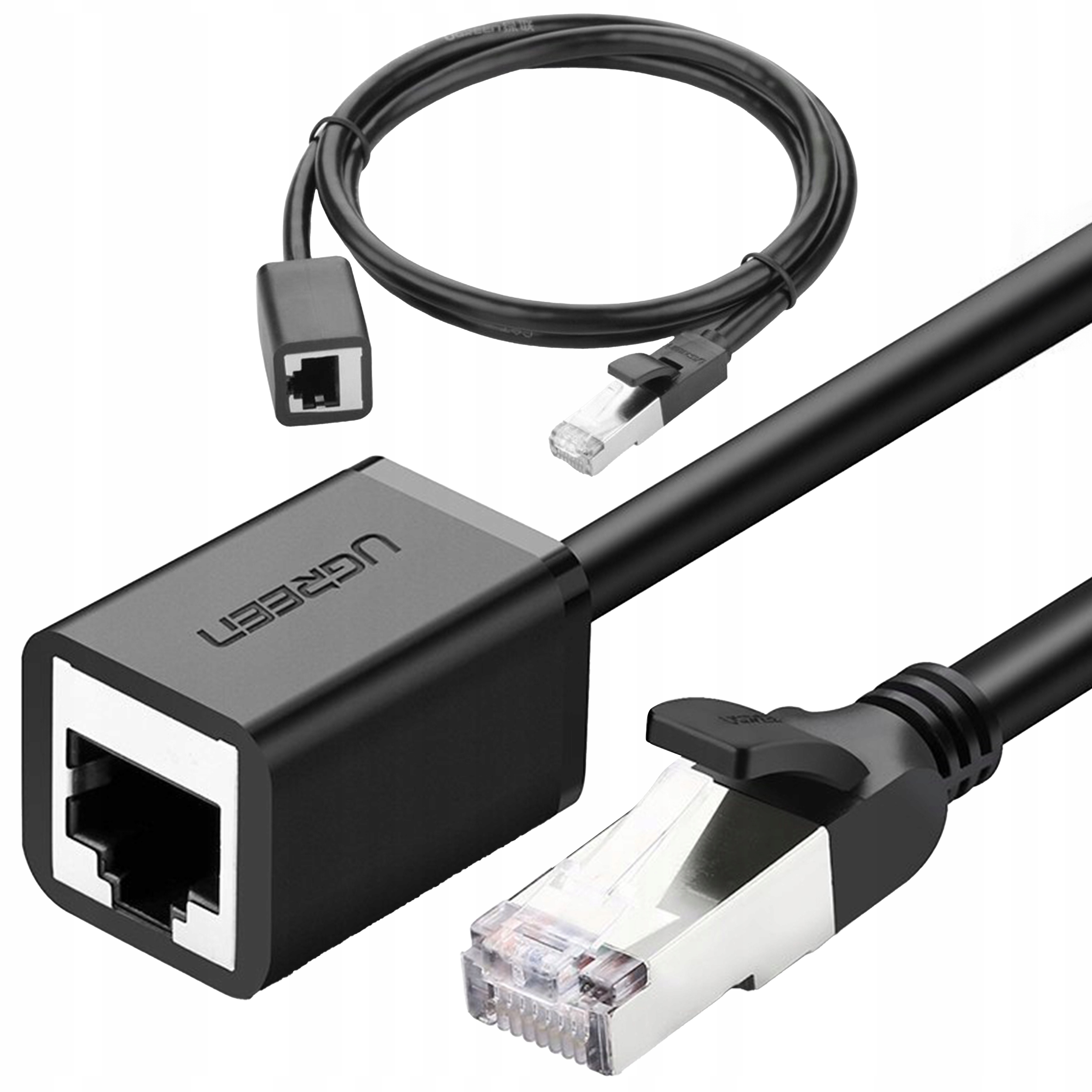 UGREEN KABEL PRZEDŁUŻACZ INTERNETOWY SIECIOWY RJ45 Cat6 FTP 1000 Mb 3M ...