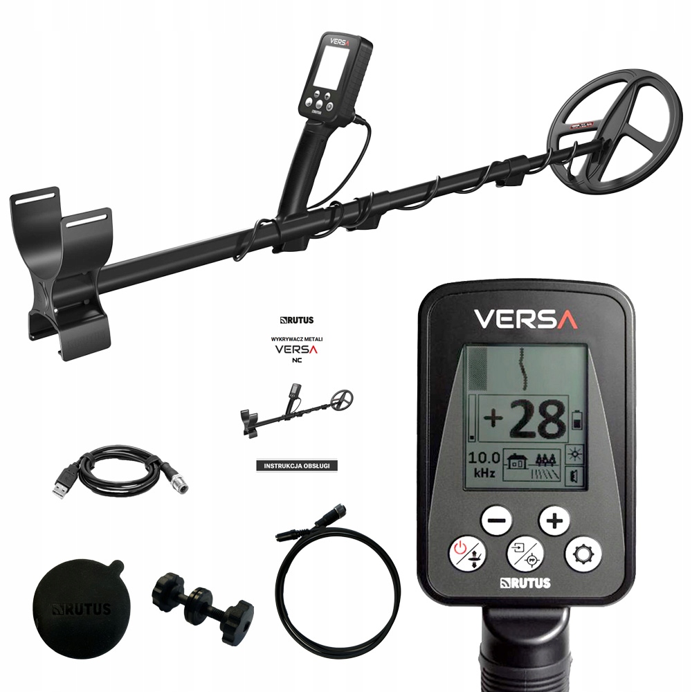 Detektor Rutus Versa 28DD 11" DD 4-40kHz (najnowsze oprogramowanie ...