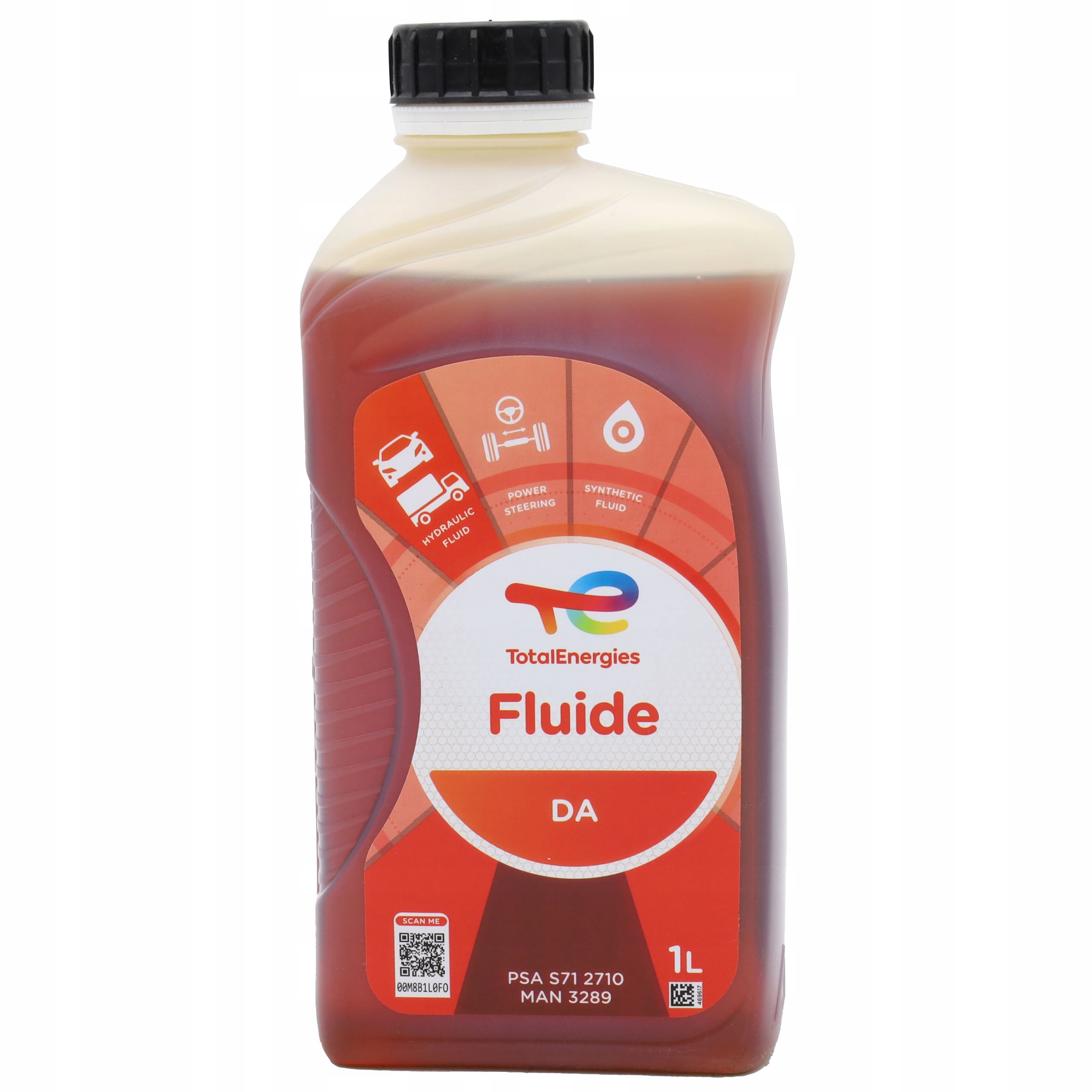 Płyn TotalEnergies Fluide DA 1L do wspomagania pomarańczowy ...