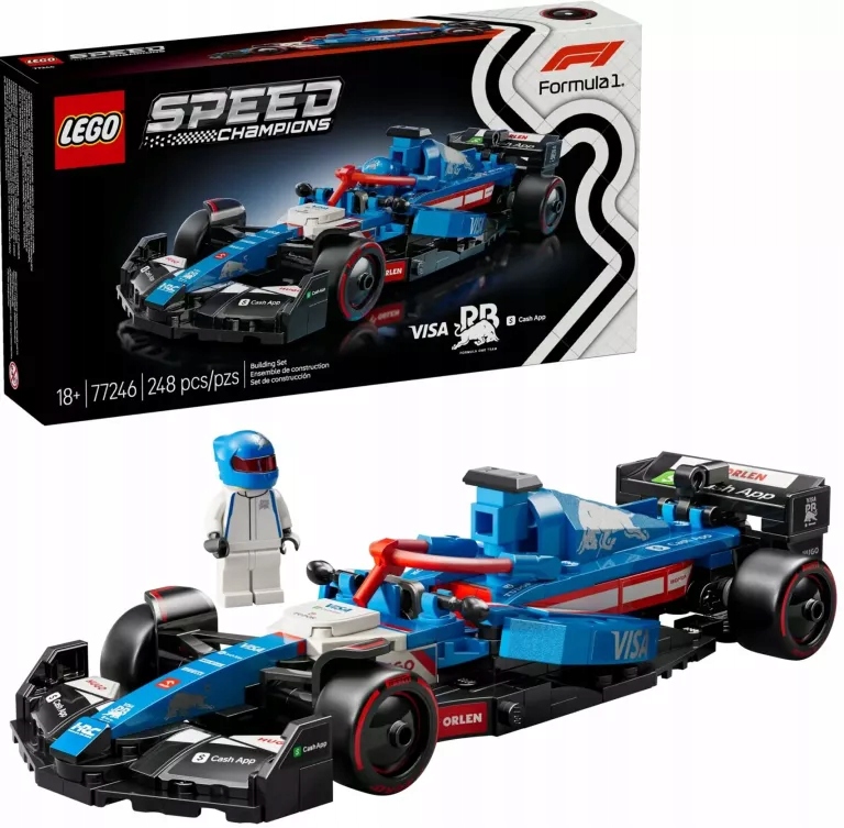 LEGO 77246 SPEED CHAMPIONS - BOLID F1 VISA CASH APP RB VCARB 01 ...